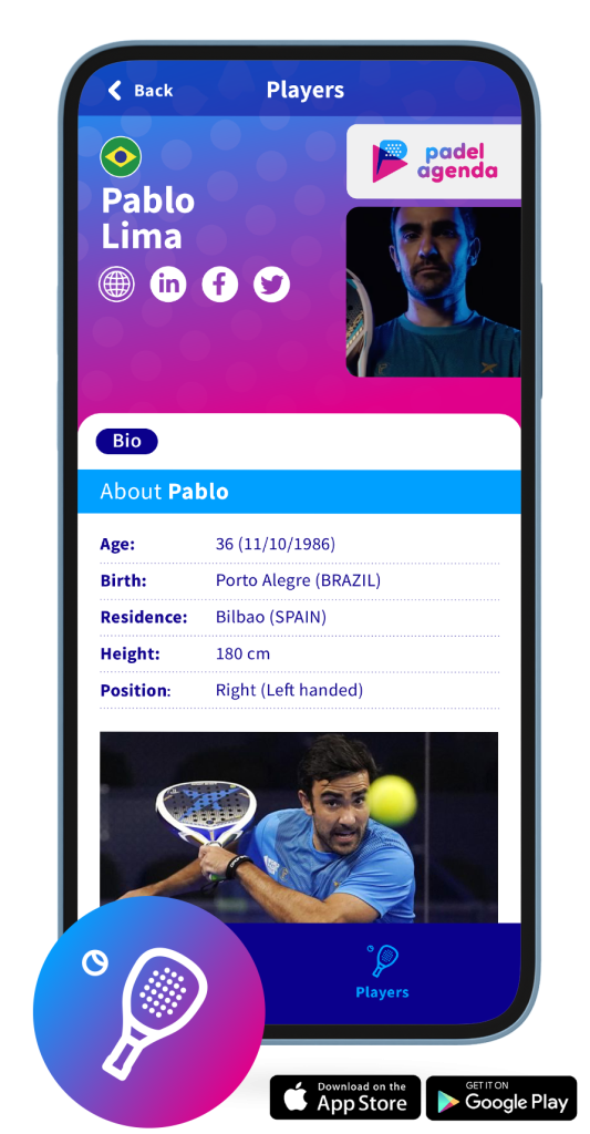 Padel Agenda – The free APP with all Padel events and players